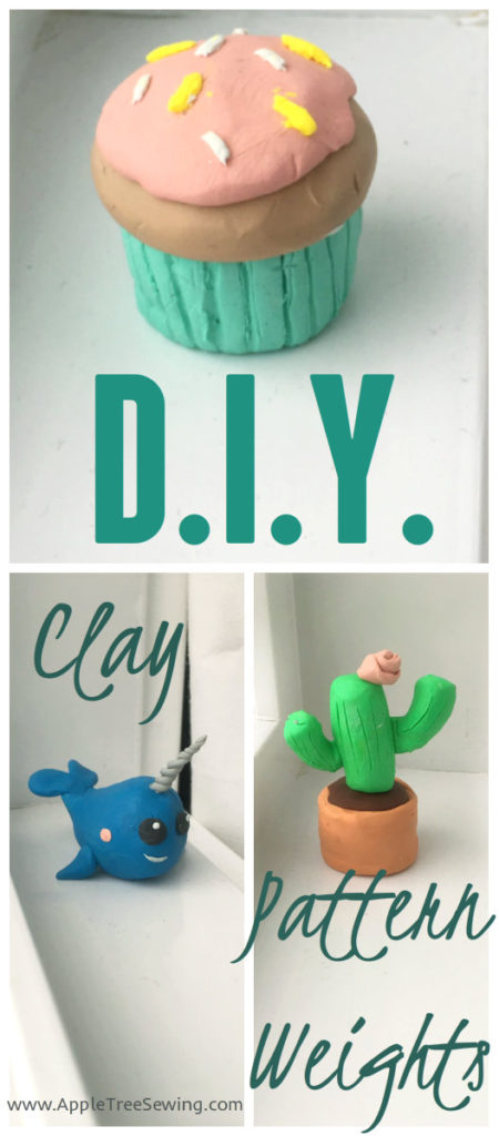 DIY Clay Pattern Weights – Apple Tree Sewing